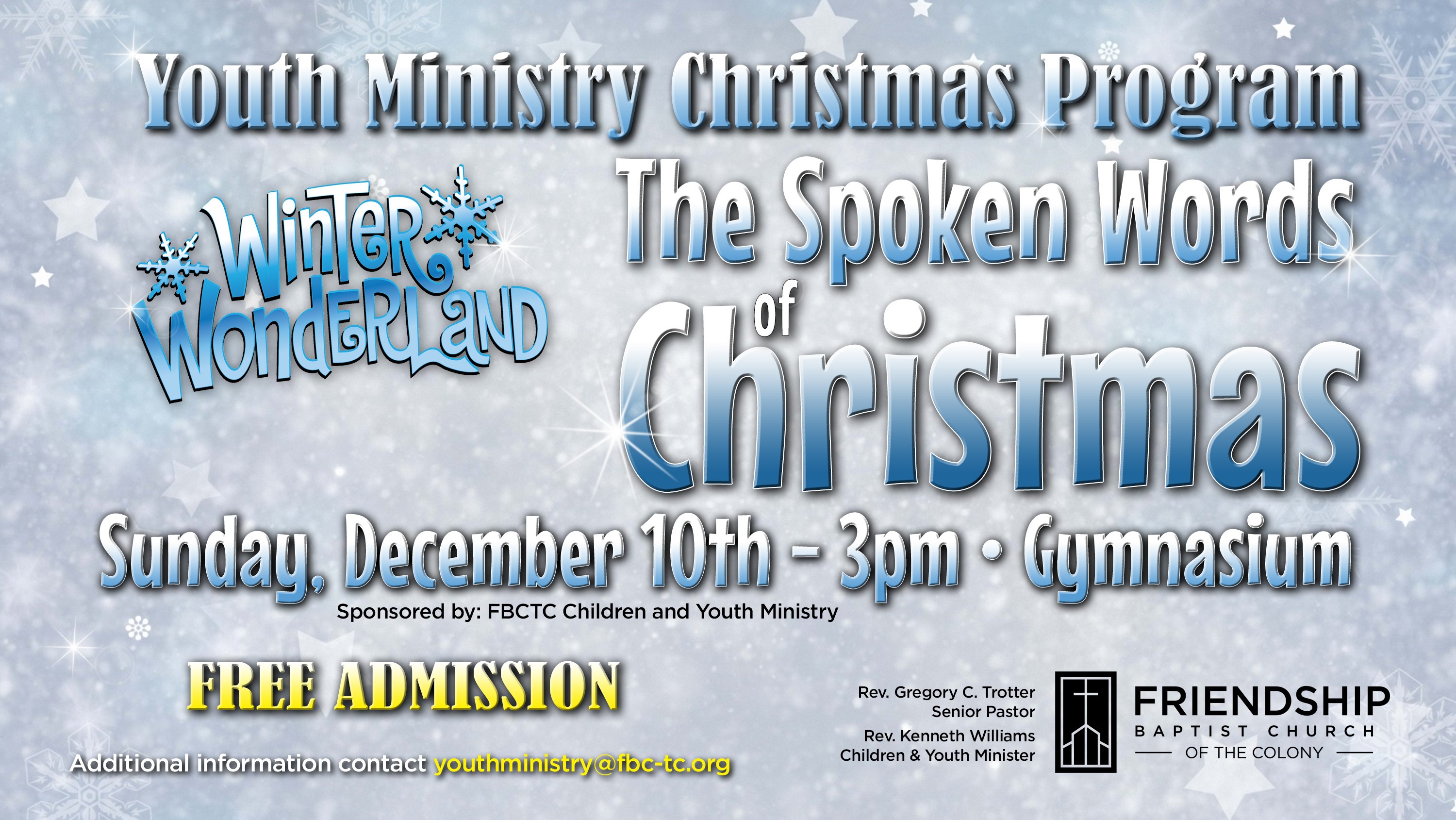 Youth Ministry | Friendship Baptist Church of The Colony